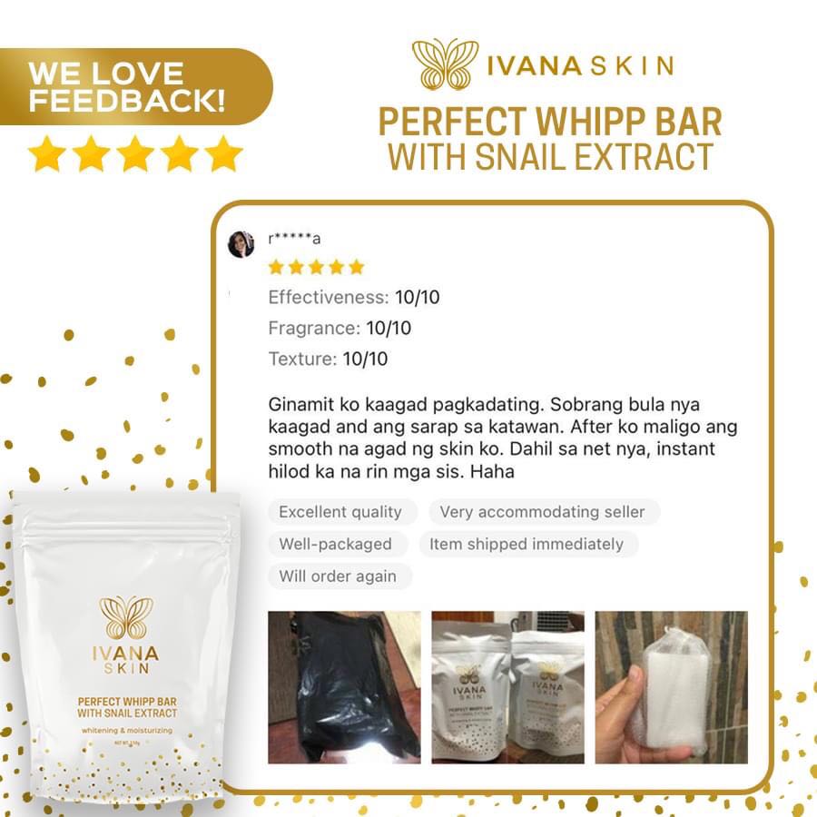 Ivana Skin Perfect Whipp Soap with Snail Extract, Beauty & Personal ...
