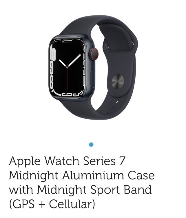 Iwatch 7 midnight black and band 45 mm cellular, Mobile Phones ...