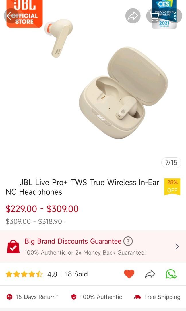 JBL live pro plus, Audio, Earphones on Carousell