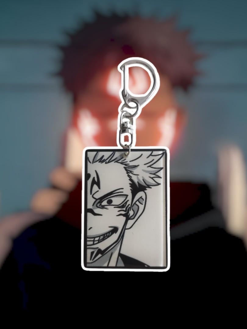 [SALE] Jujutsu Kaisen JJK Ryomen Sukuna half face Keychain, Hobbies ...
