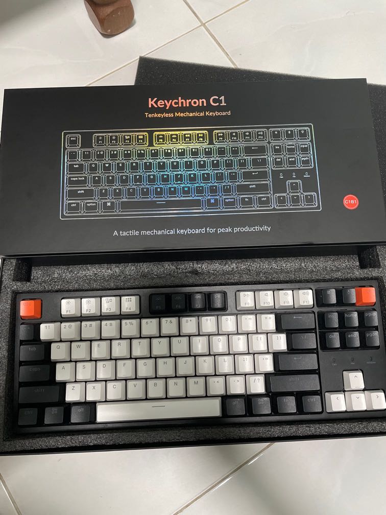 Keychron c1, Computers & Tech, Parts & Accessories, Computer Keyboard ...