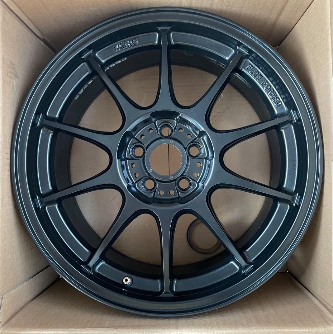 Konig Dekagram 8x17 5x100 rims, Car Accessories, Tyres & Rims on Carousell