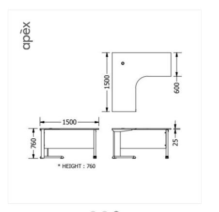 L Shaped Metal Stand Office Desk, Furniture & Home Living, Furniture ...