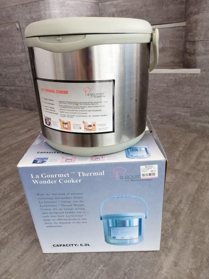 La Gourmet 6L Thermal Wonder Cooker, TV & Home Appliances, Kitchen ...