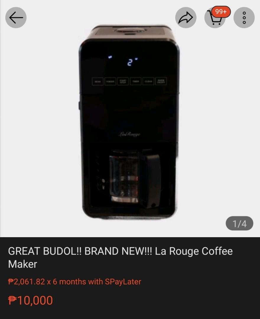 La Rouge (LA-FE) Coffee Machine, TV & Home Appliances, Kitchen ...