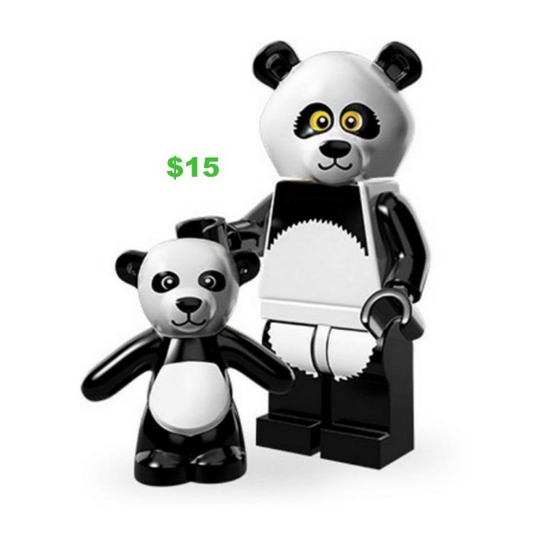 Lego The Movie Minifigure Panda Guy Gail The Construction Worker Hard ...