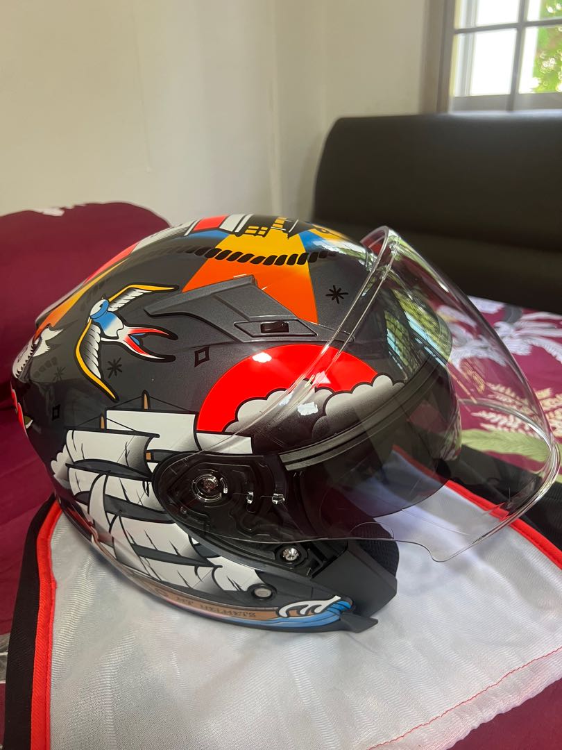 [Limited Edition] MT Helmets Avenue SV Old Tattoo A2 Gloss Pearl ...