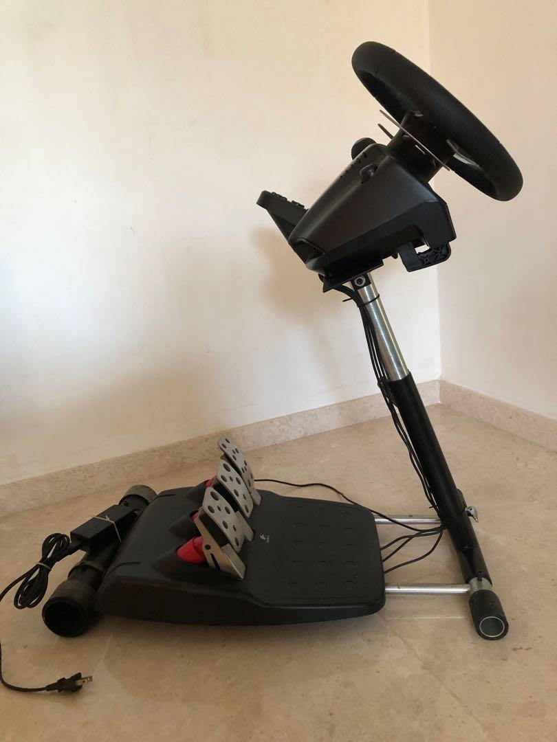 Logitech G27 with Wheel Stand Pro, Video Gaming, Gaming Accessories ...