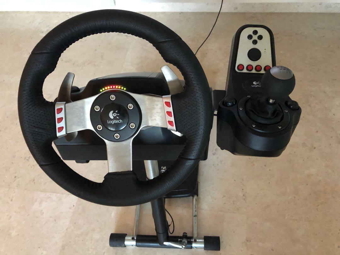 Logitech G27 with Wheel Stand Pro, Video Gaming, Gaming Accessories ...