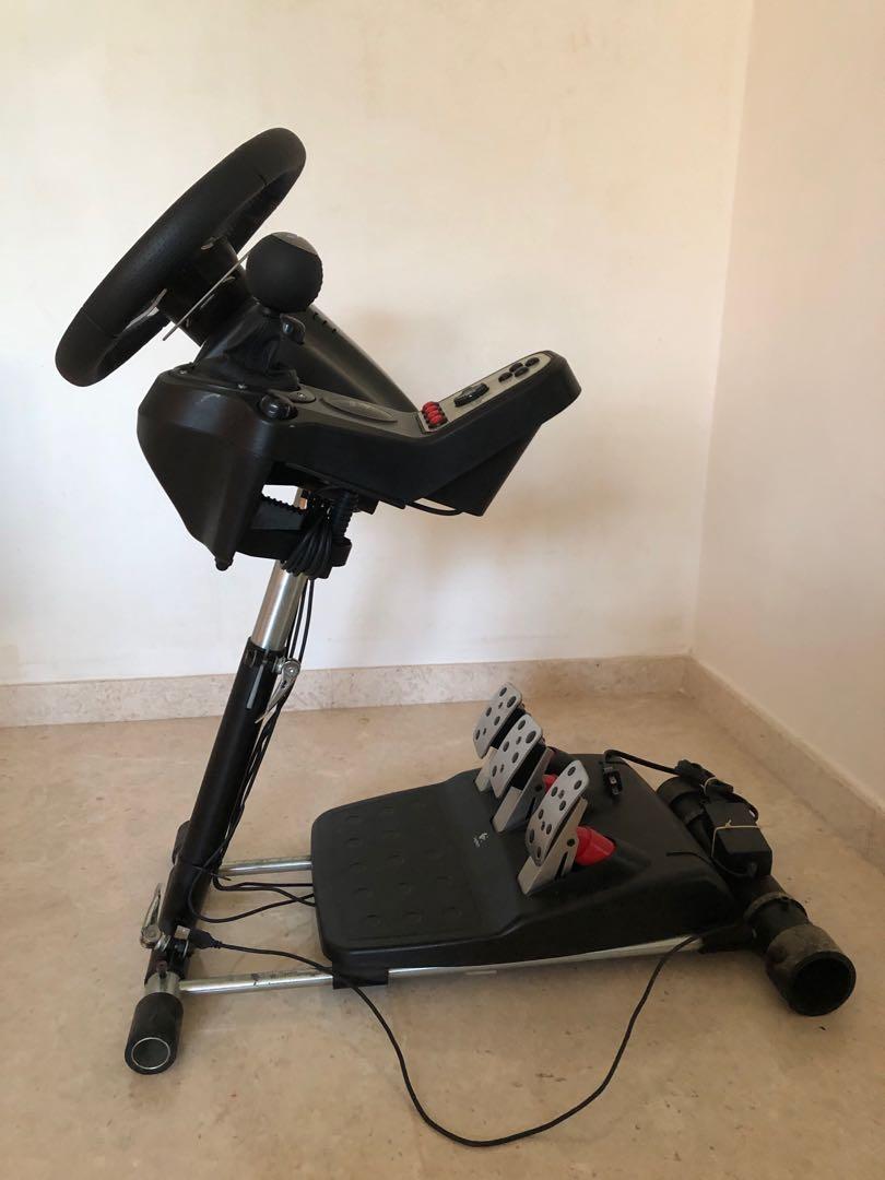Logitech G27 with Wheel Stand Pro, Video Gaming, Gaming Accessories ...