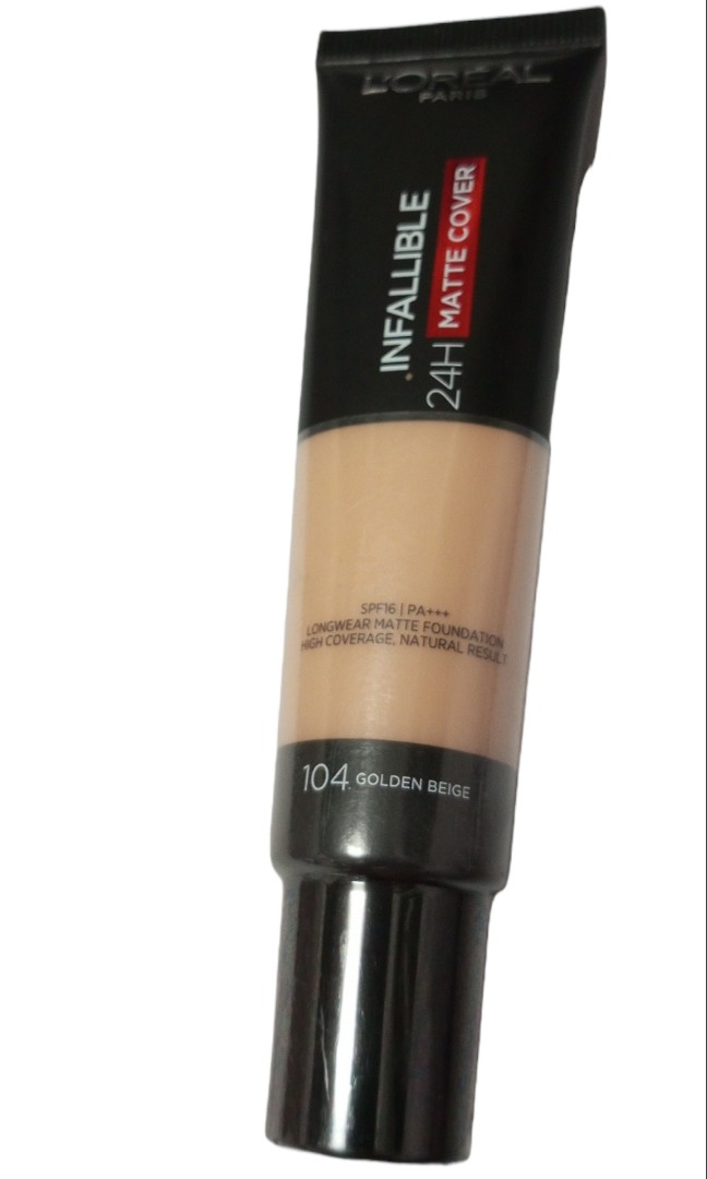 Loreal Infallible 24 Hour Matte Cover Foundation, Beauty & Personal ...