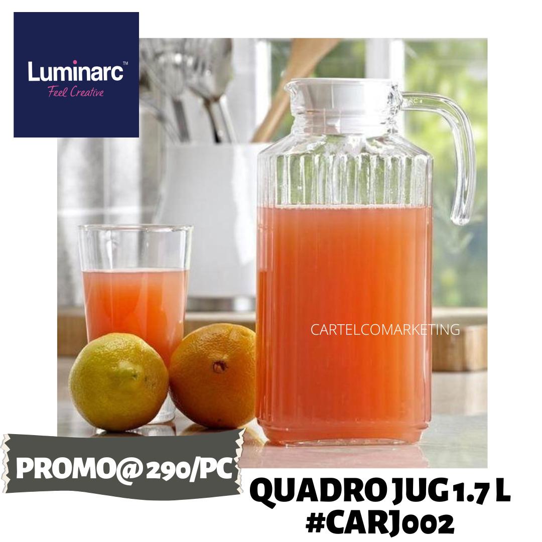 Luminarc Pitcher , Clear Jug, Water and Juice Jug For personal and ...