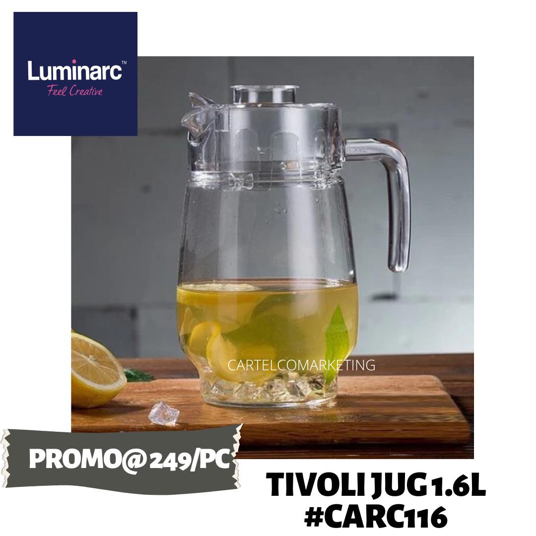 Luminarc Pitcher , Clear Jug, Water and Juice Jug For personal and ...