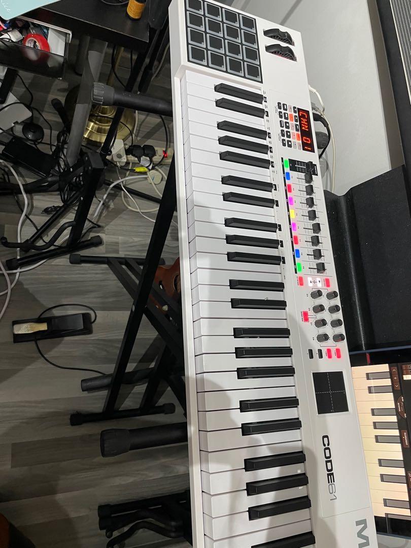 M Audio Code 61 White, Hobbies & Toys, Music & Media, Musical ...