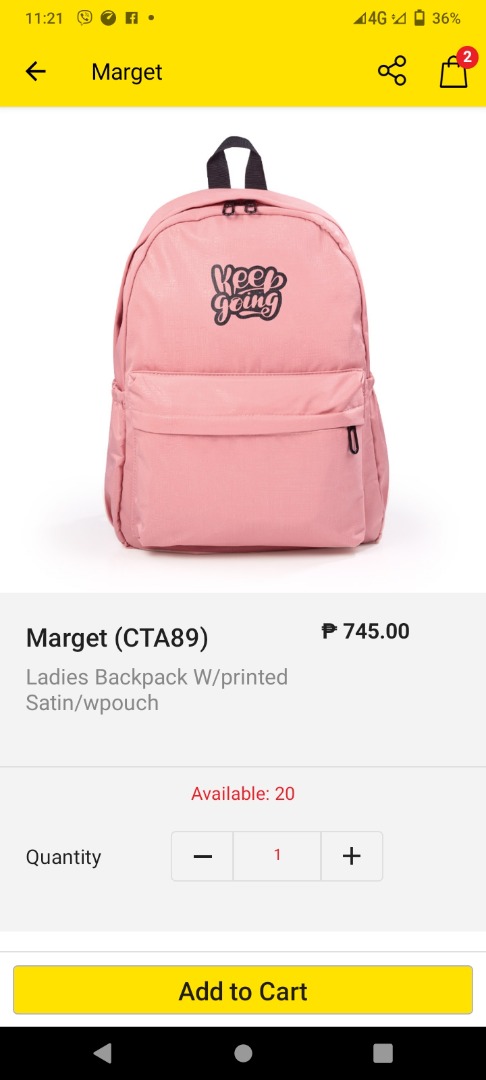 Marget Bag Pack w / pouch (MSE), Women's Fashion, Bags & Wallets ...