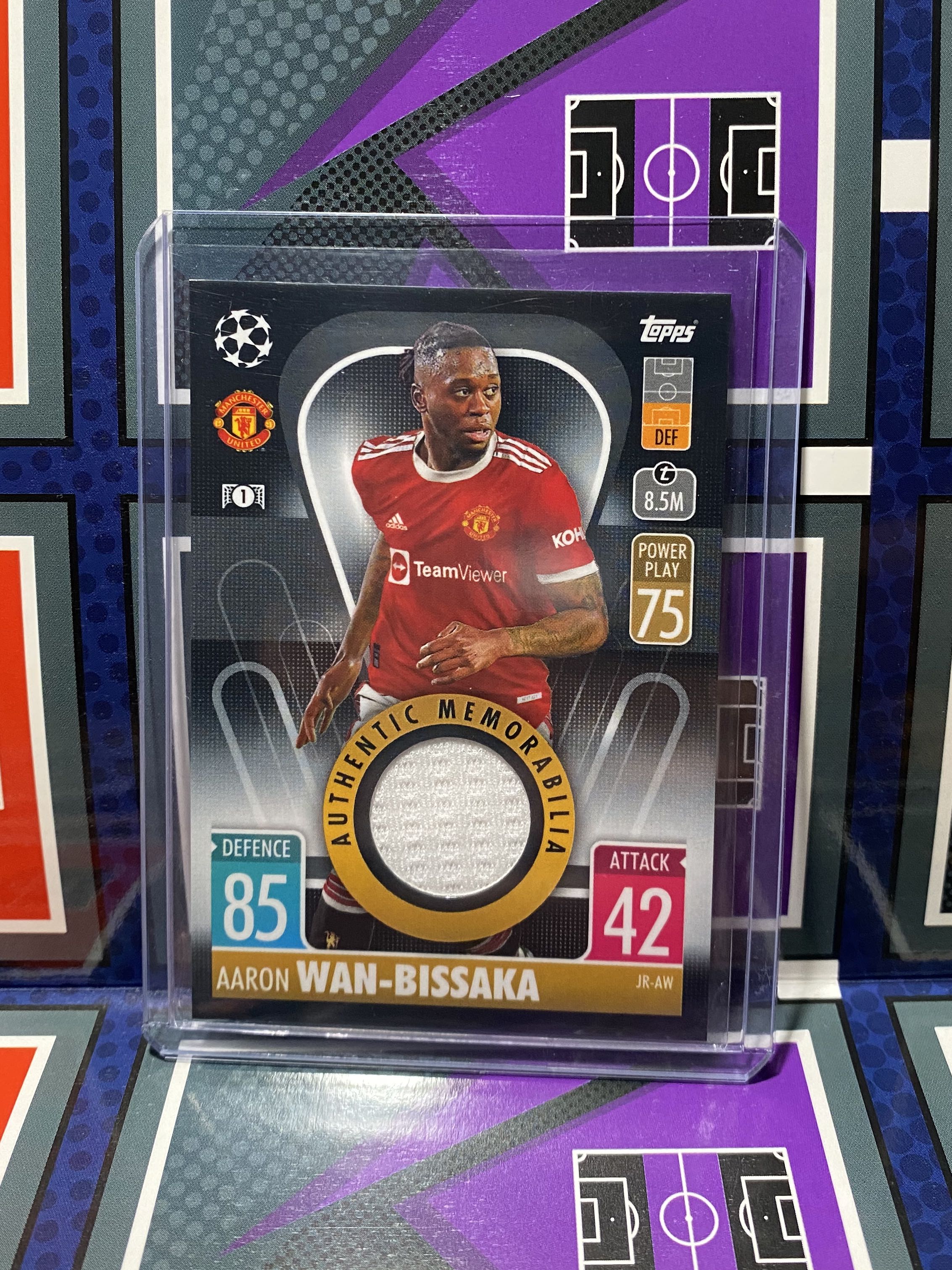 Match Attax 21/22 Aaron Wan-Bissaka Match Worn Relic Memorabilia ...