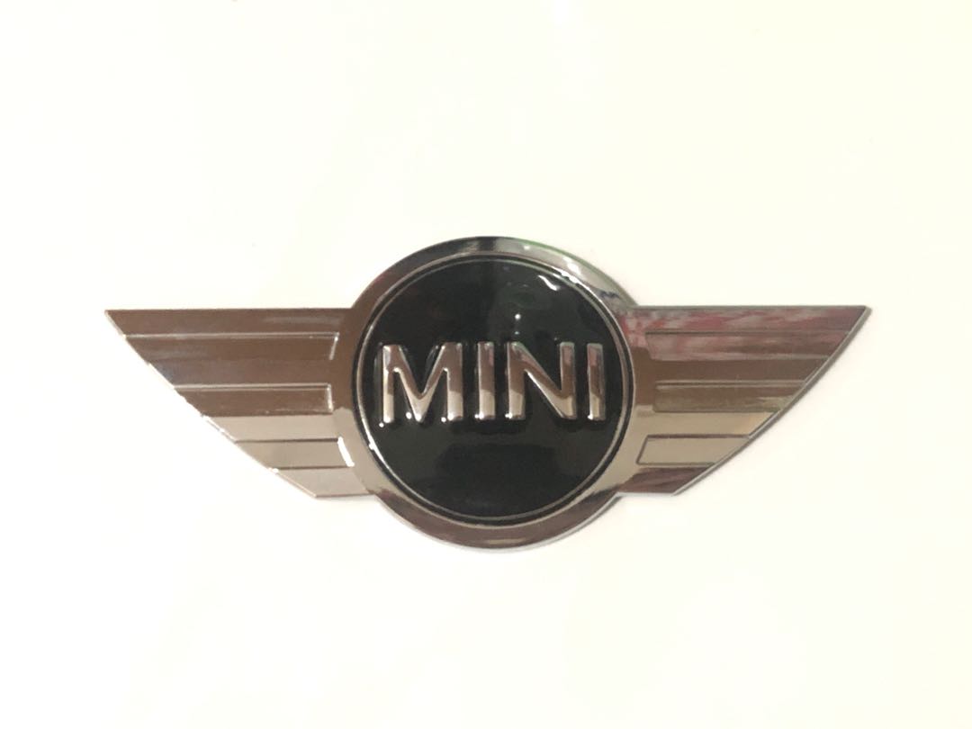 Metal 3D MINI Wings Logo Car Front Trunk Emblem Badge, Auto Accessories ...