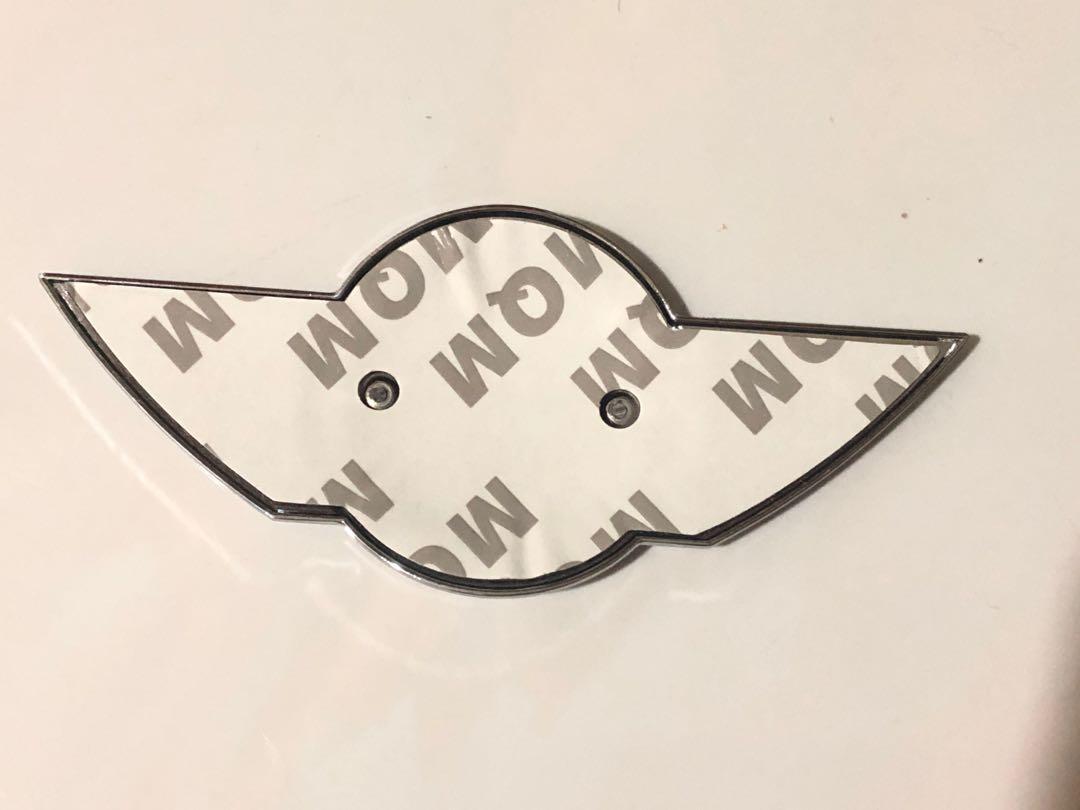 Metal 3D MINI Wings Logo Car Front Trunk Emblem Badge, Auto Accessories ...