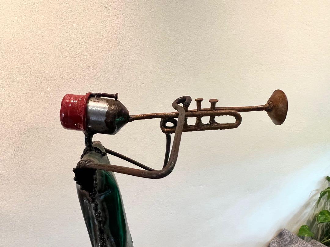 Metal Sculpture of a Musician - Hand made, Hobbies & Toys, Memorabilia ...