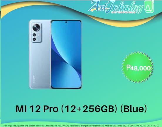 Mi 12 Pro (12GB+256GB) (Blue), Mobile Phones & Gadgets, Mobile Phones ...