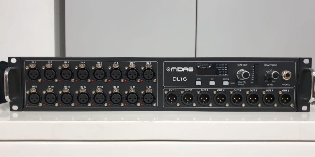 Midas DL16 16 channel Mic Preamp ADAT, Hobbies & Toys, Music & Media ...