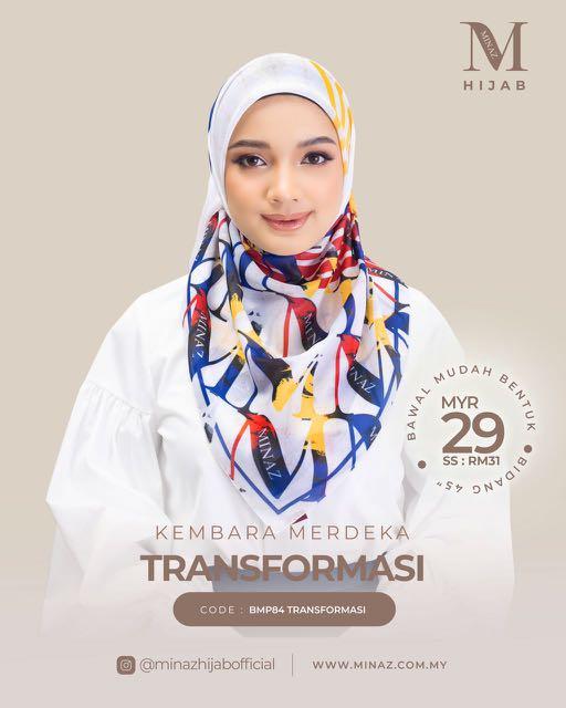 Minaz Hijab, Women's Fashion, Muslimah Fashion, Hijabs on Carousell