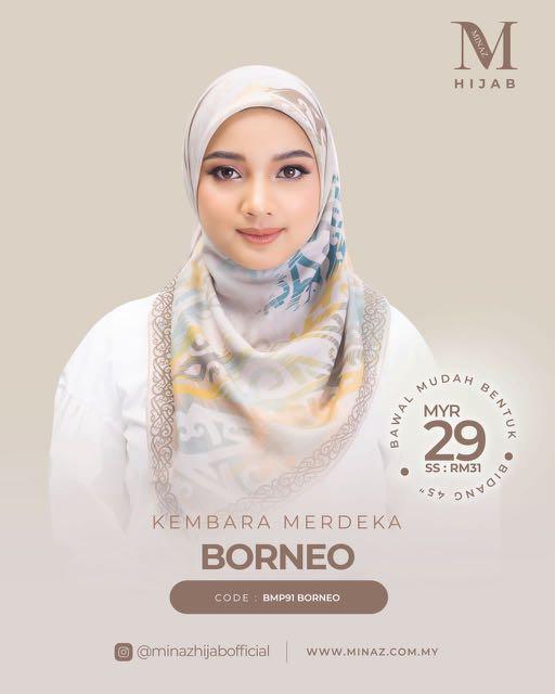 Minaz Hijab, Women's Fashion, Muslimah Fashion, Hijabs on Carousell