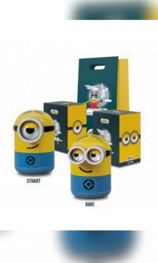 Minions (Stuart) Light Up container x MX mooncake, Hobbies & Toys ...