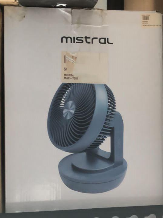 Mistral 7" air circulator fan, Furniture & Home Living, Lighting & Fans ...
