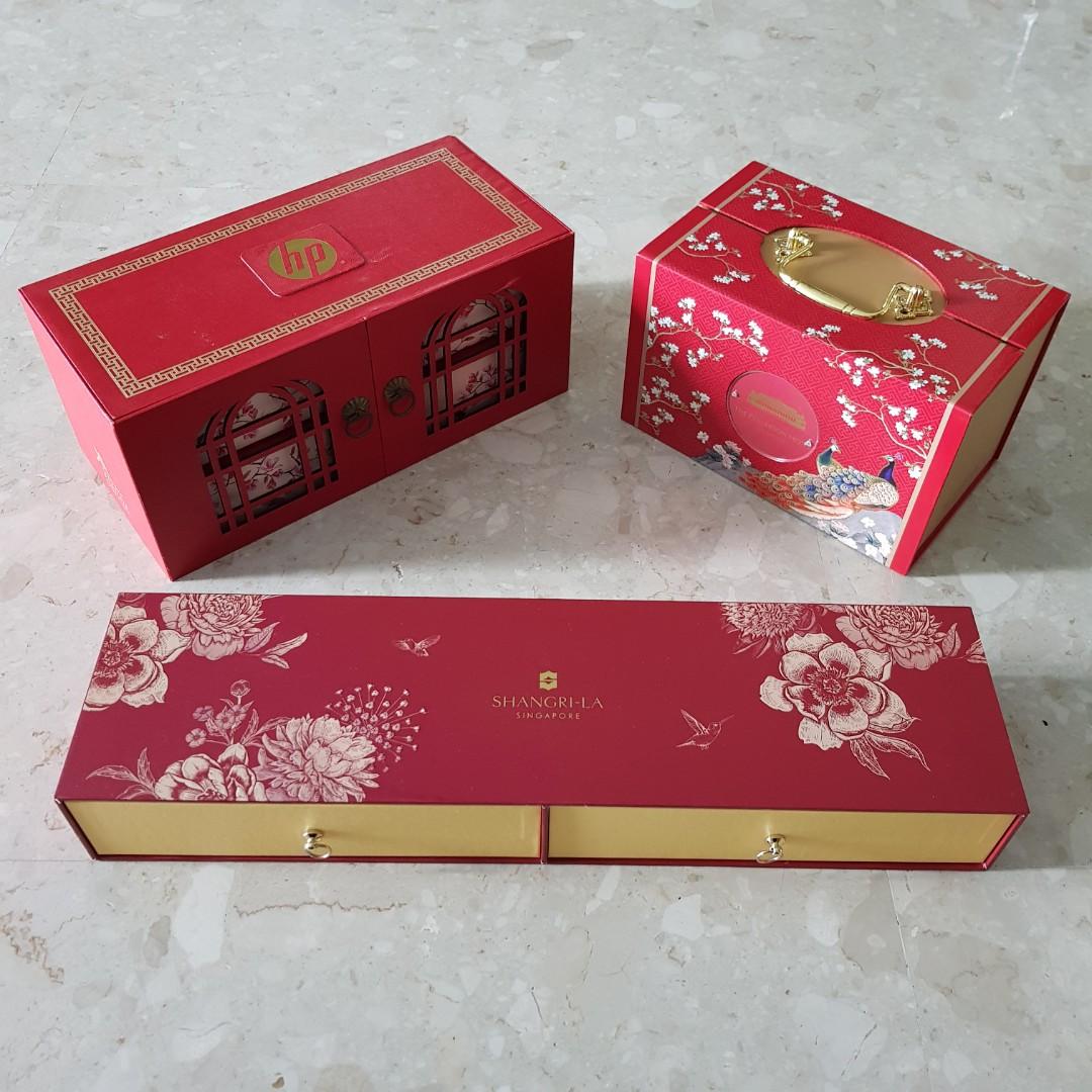 Mooncake Box (3 for $10), Women's Fashion, Jewelry & Organisers ...
