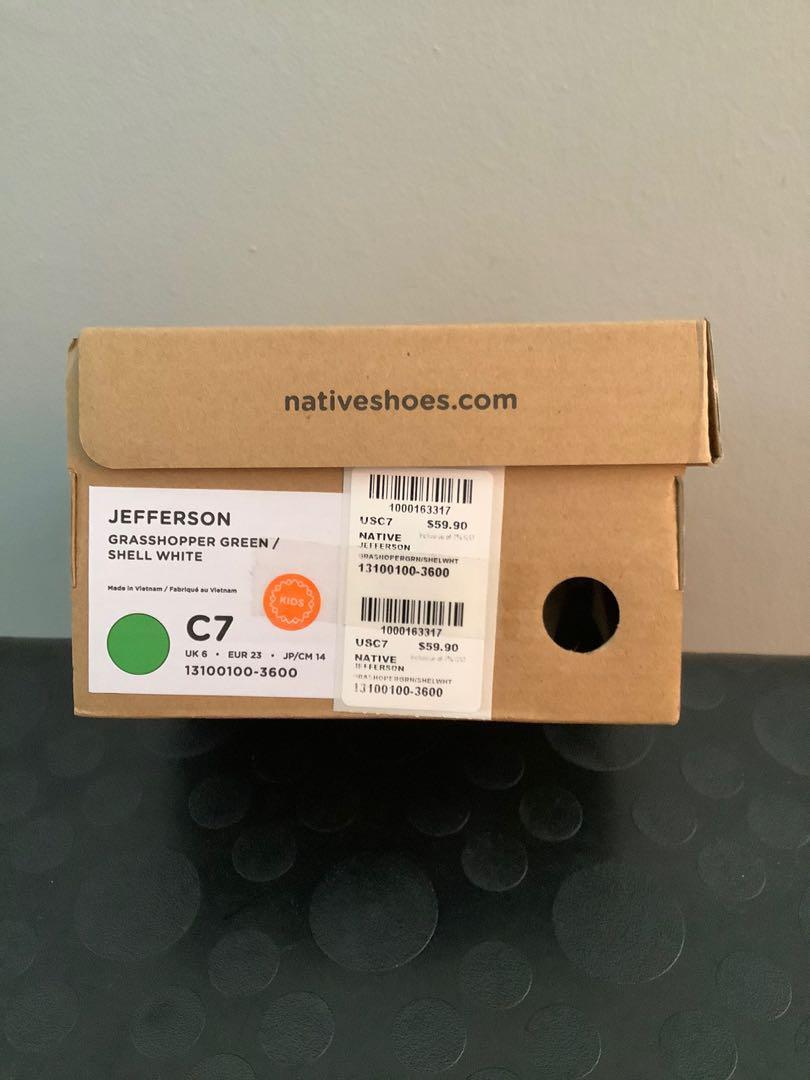 Native Shoes C7, Babies & Kids, Babies & Kids Fashion on Carousell