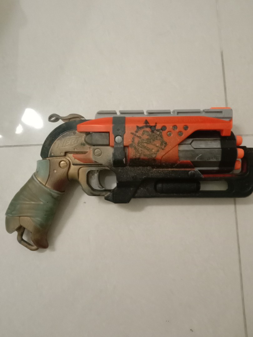 Nerf Hammershot Modded, Hobbies & Toys, Toys & Games on Carousell