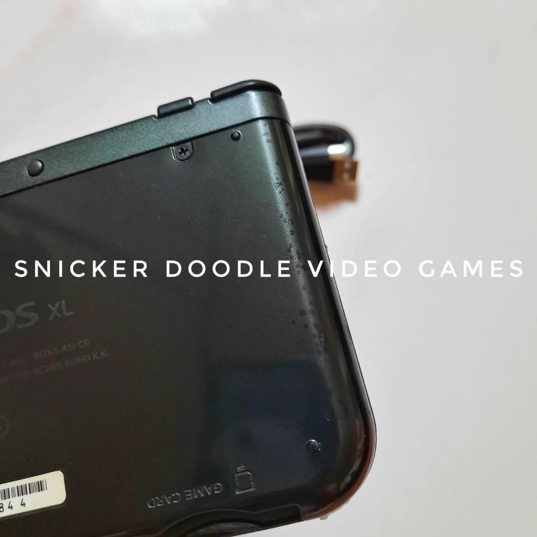 New Nintendo 3DS XL Metallic Black Non-CFW US, Video Gaming, Video Game ...