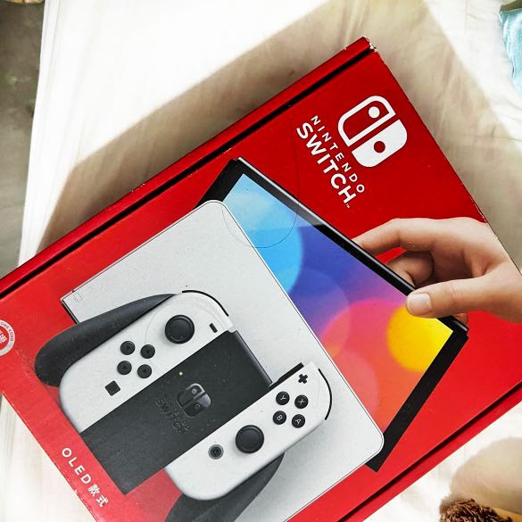 Nintendo Switch OLed (White), Video Gaming, Video Game Consoles ...