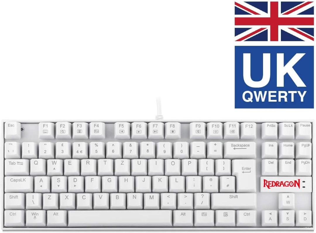 "(no box) Redragon K552 60% Mechanical Gaming Keyboard Wired with Red ...