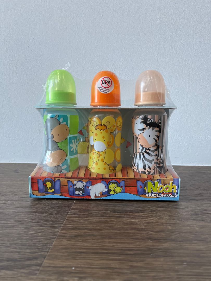 Noah milk bottle set, Babies & Kids, Nursing & Feeding, Breastfeeding ...