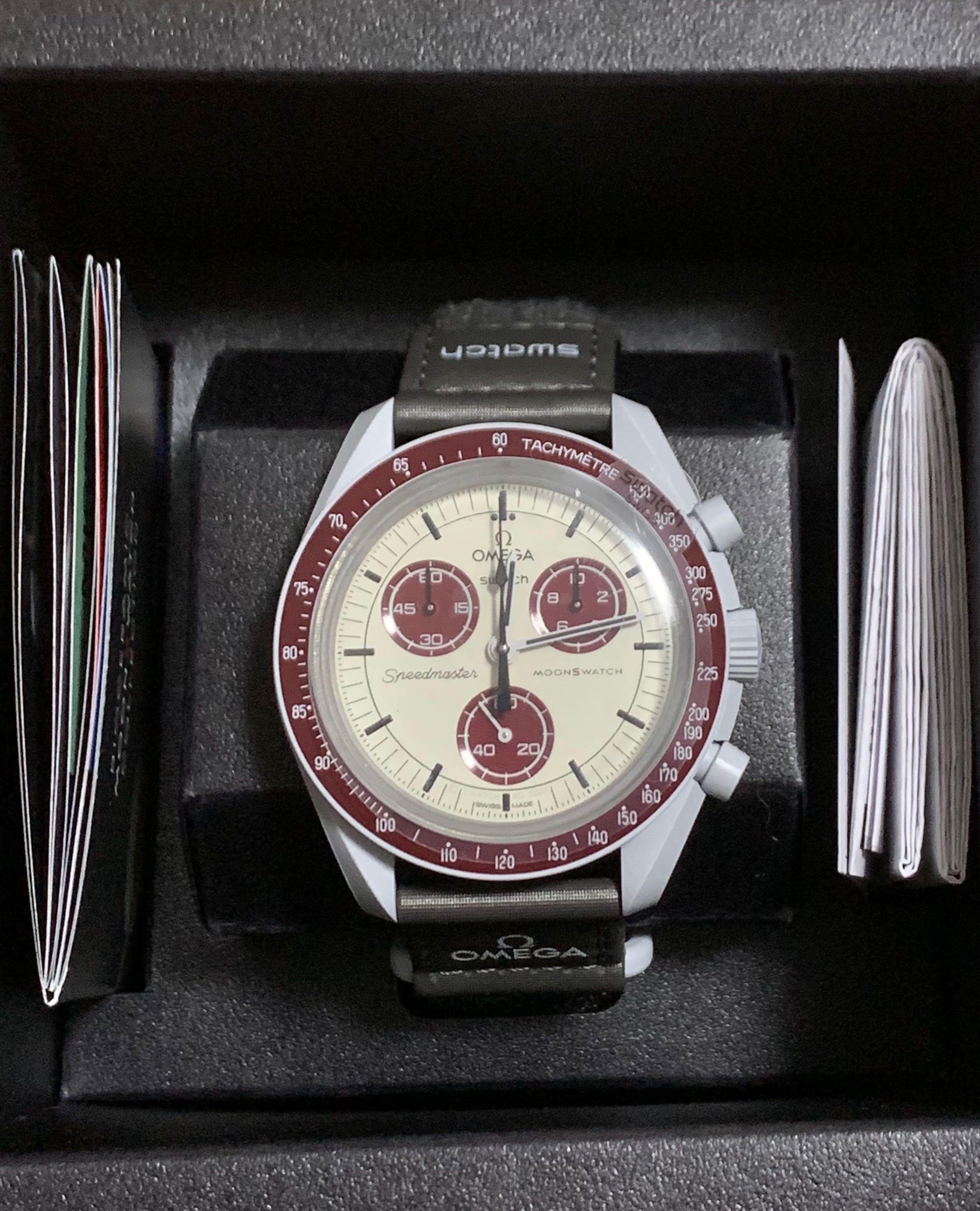 Omega x Swatch Pluto, Luxury, Watches on Carousell