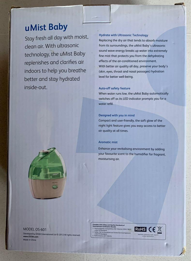 OSIM uMist Baby Model OS-601, TV & Home Appliances, Air Purifiers ...