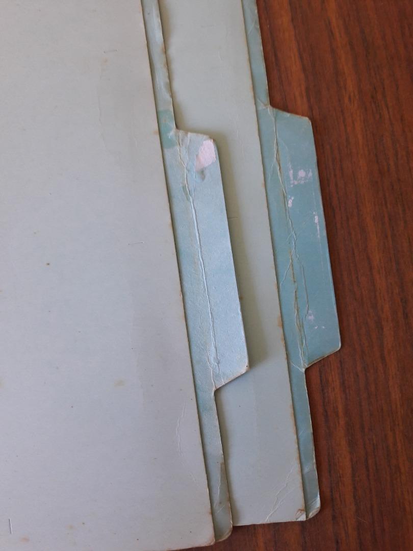 (120 pcs) Paper Inner File Folder With Tab (A4 Size), Hobbies & Toys ...