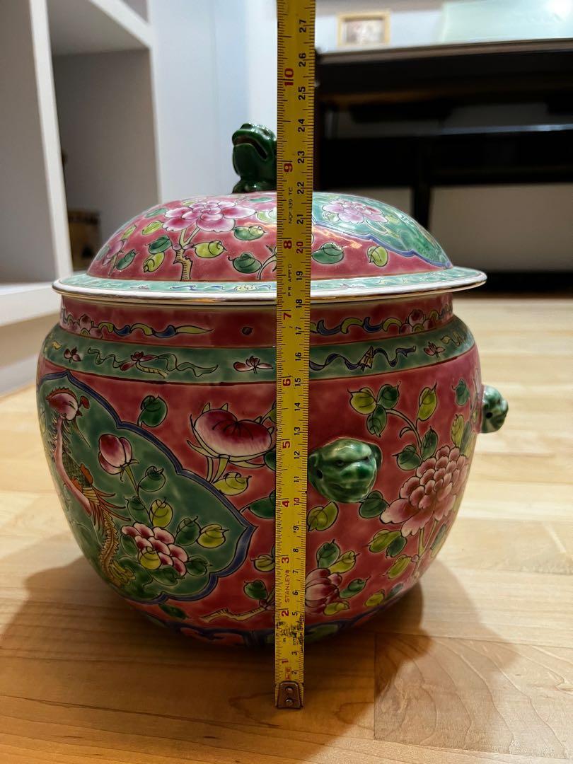 Peranakan Straits Nonya Porcelain Pot with Lid - Kamcheng, Hobbies ...
