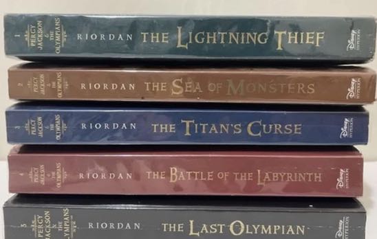 Percy Jackson First Ed Covers, Hobbies & Toys, Books & Magazines ...