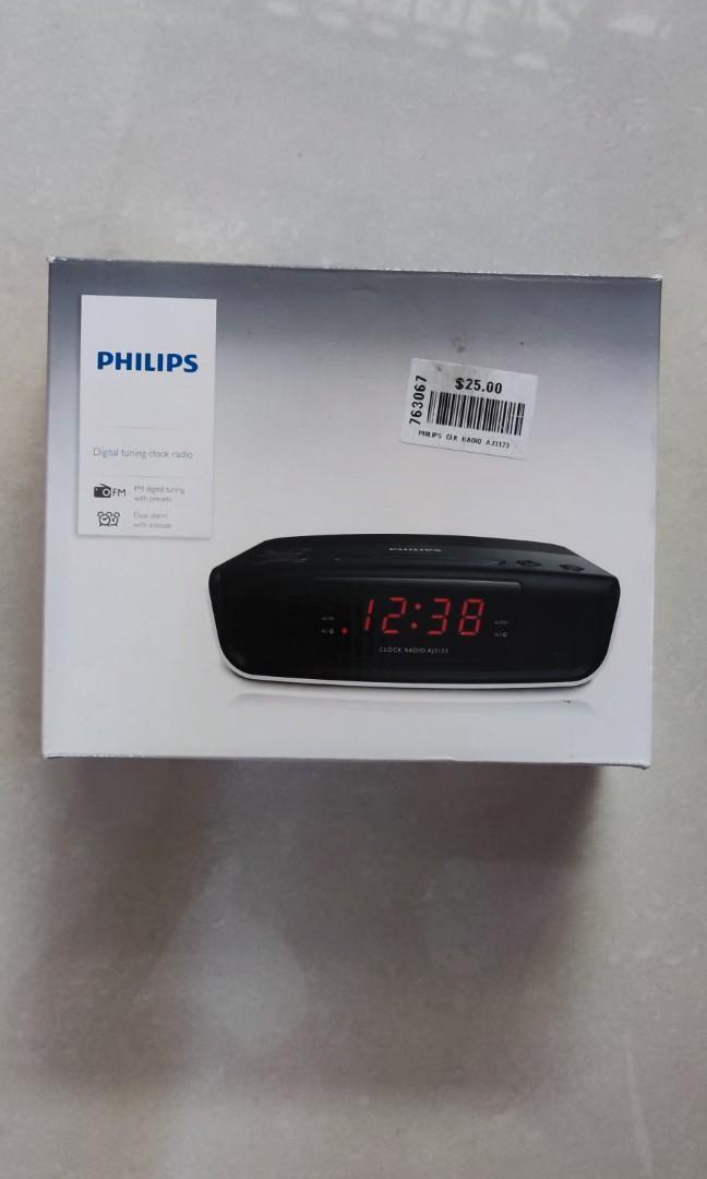 Philips digital alarm clock radio, Audio, Other Audio Equipment on ...