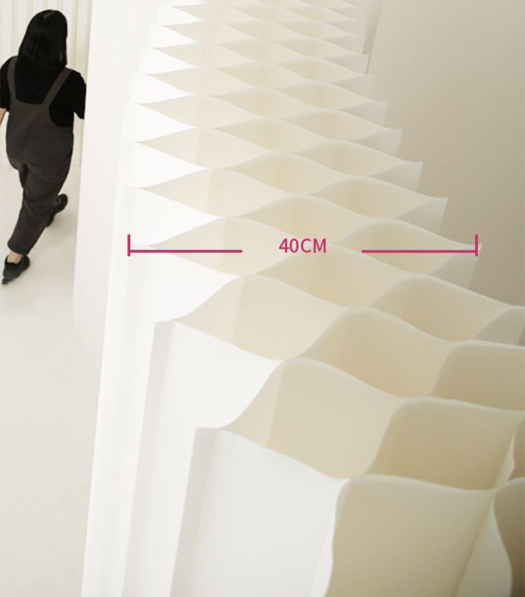 Pleated Foldable Wall Display Wedding Backdrop, Furniture & Home Living ...