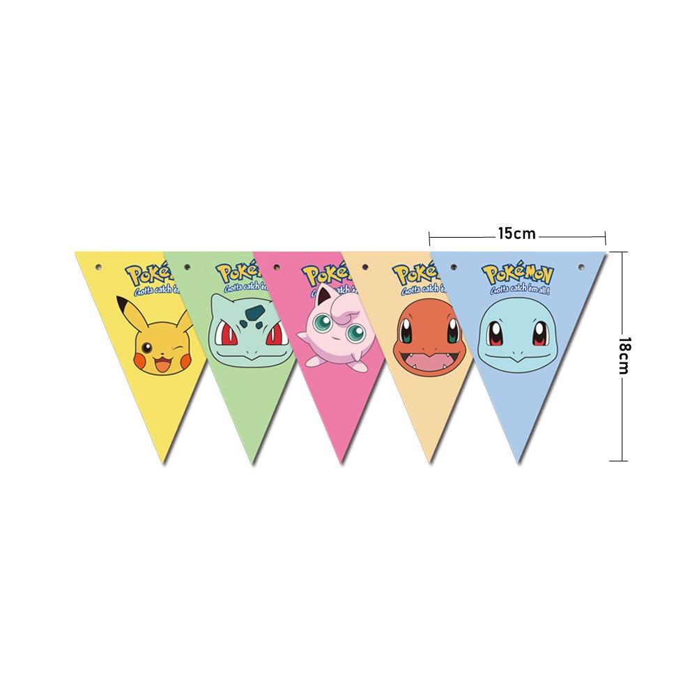 Pokemon Party Supplies - party flag cards decoration, Hobbies & Toys ...
