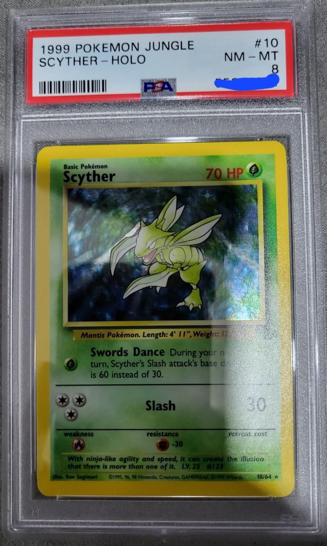 Pokemon Scyther jungle Holo CGC NM-MT - munimoro.gob.pe