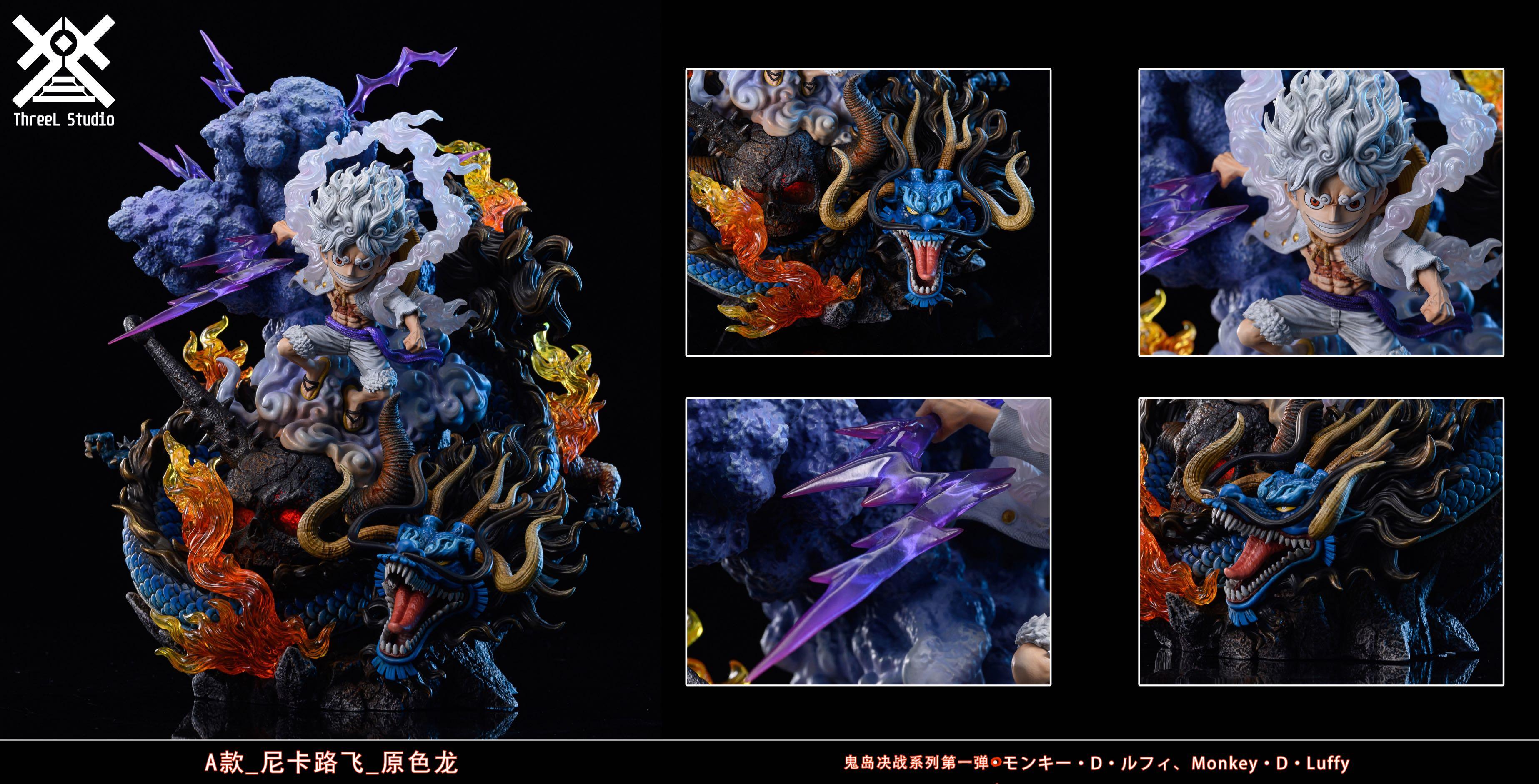 【PO】Luffy Sun God Nika vs Kaido GK Figure ThreeL Studio One Piece, Hobbies & Toys, Toys & Games ...