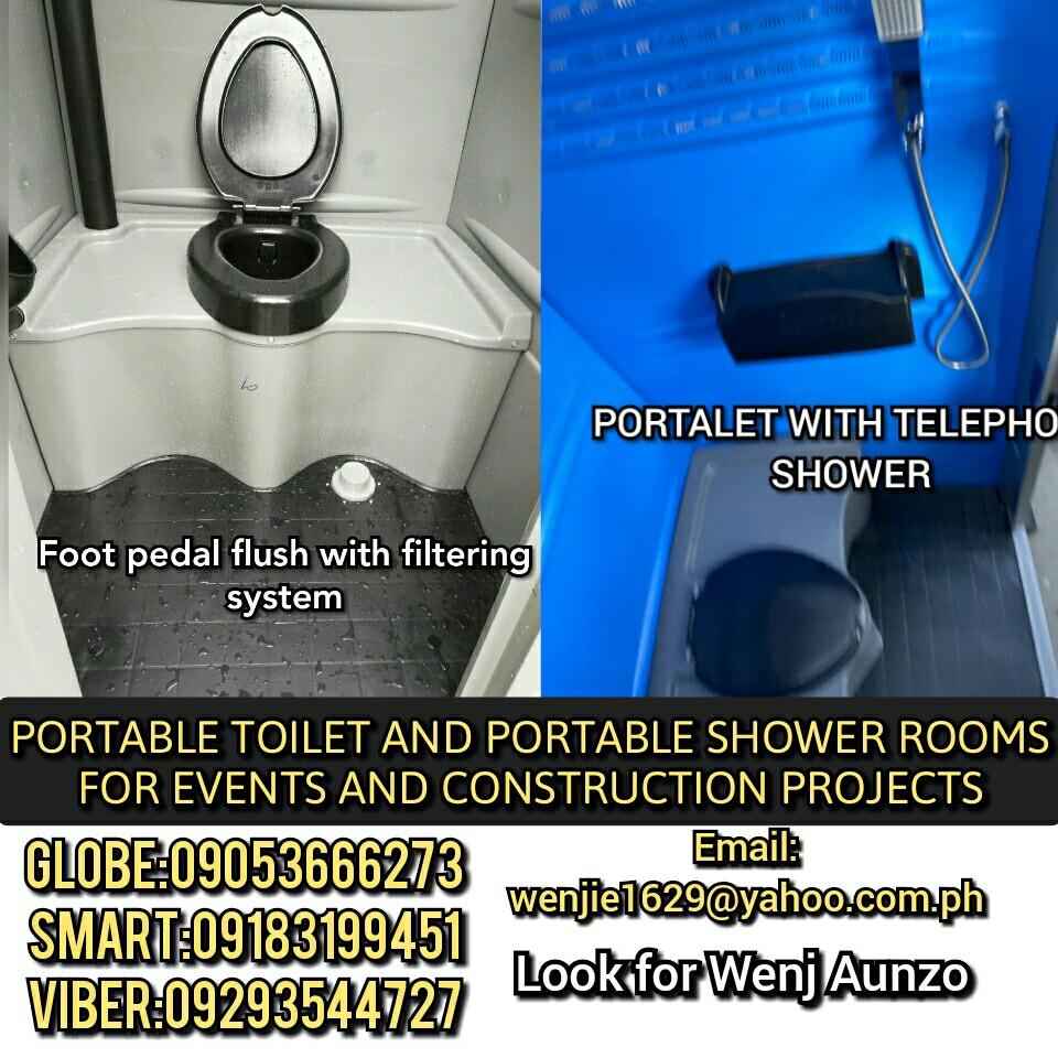 Portalet Portable toilet and Prtable shower rooms U.S armal brand ...