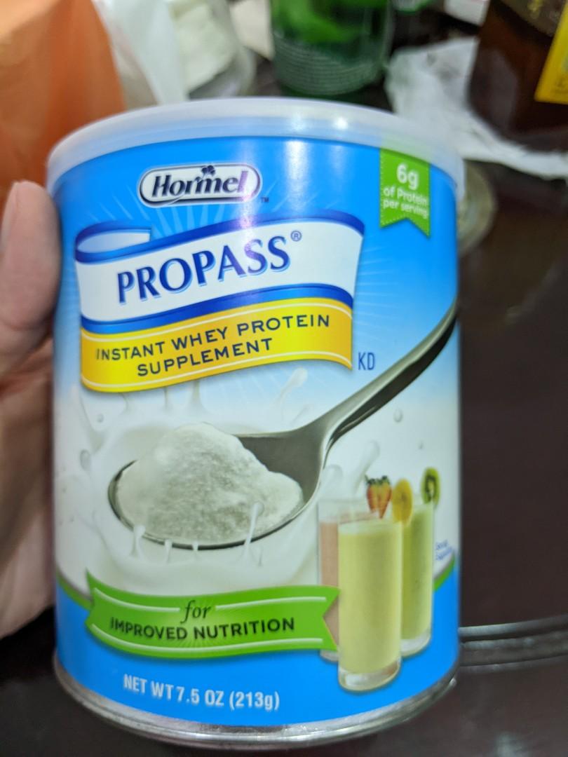 Propass Instant Whey Protein Supplement (213g) Take all 9 tins at $90 ...