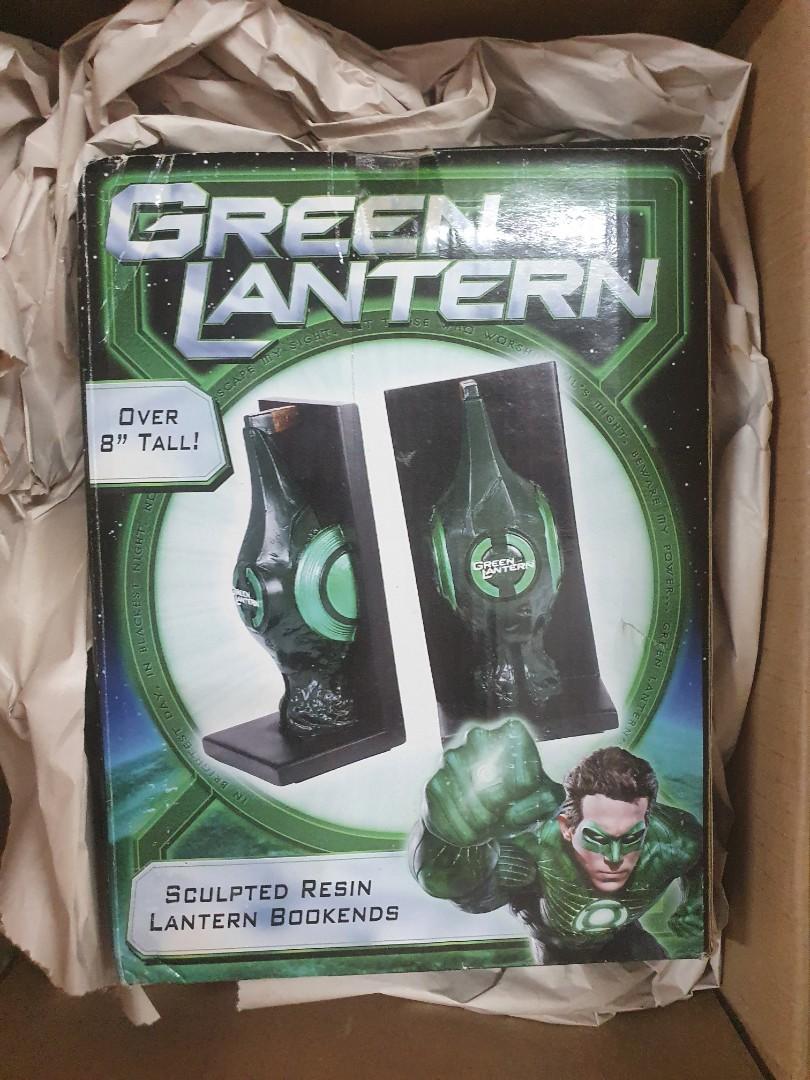 Rare 8 inch Green Lantern Bookends, Hobbies & Toys, Memorabilia ...