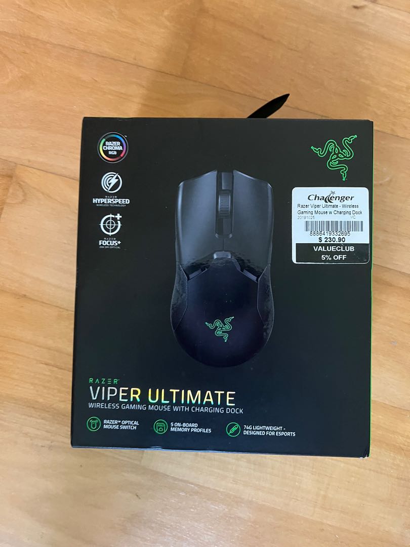 Razer viper ultimate, Computers & Tech, Parts & Accessories, Mouse ...